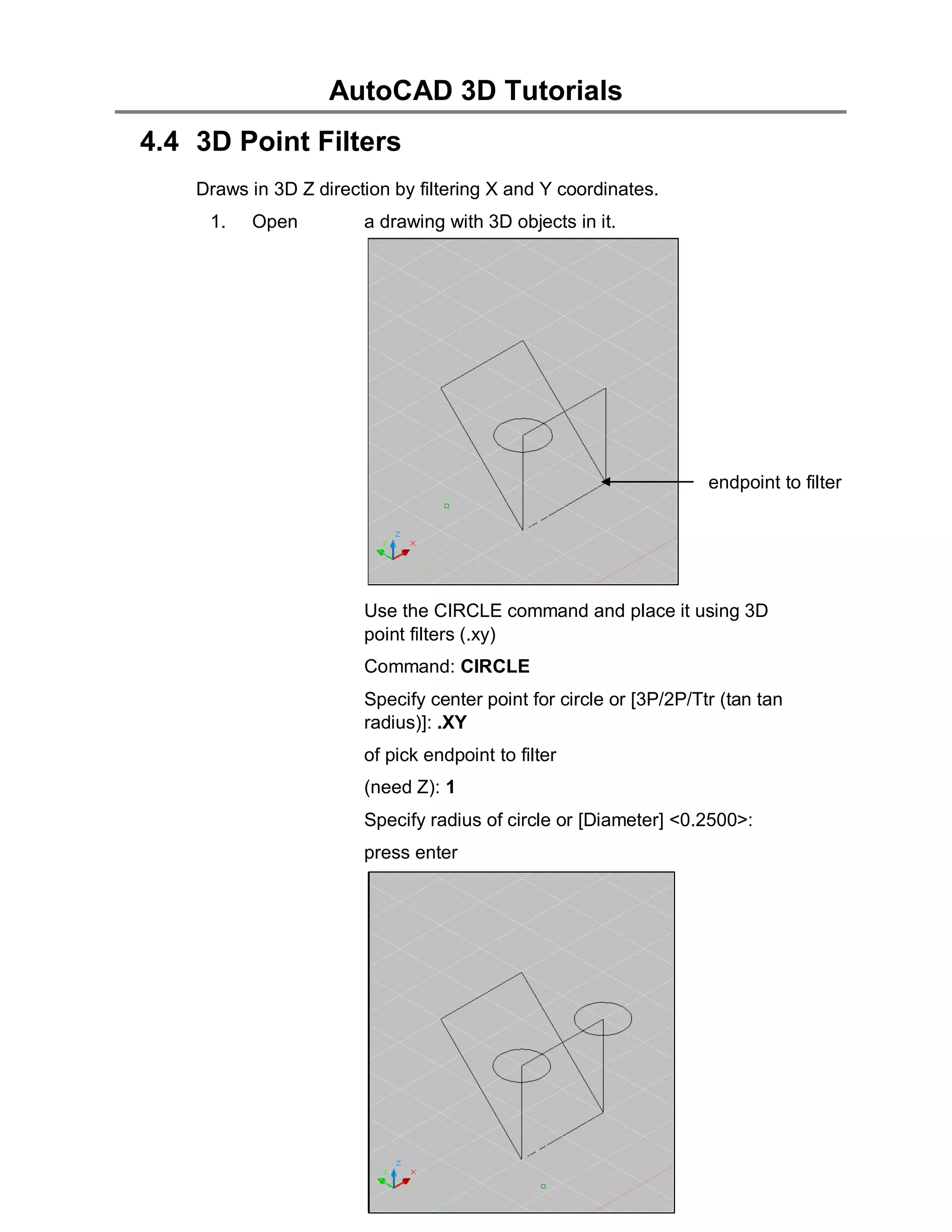 AutoCAD - 3D Notes | PDF