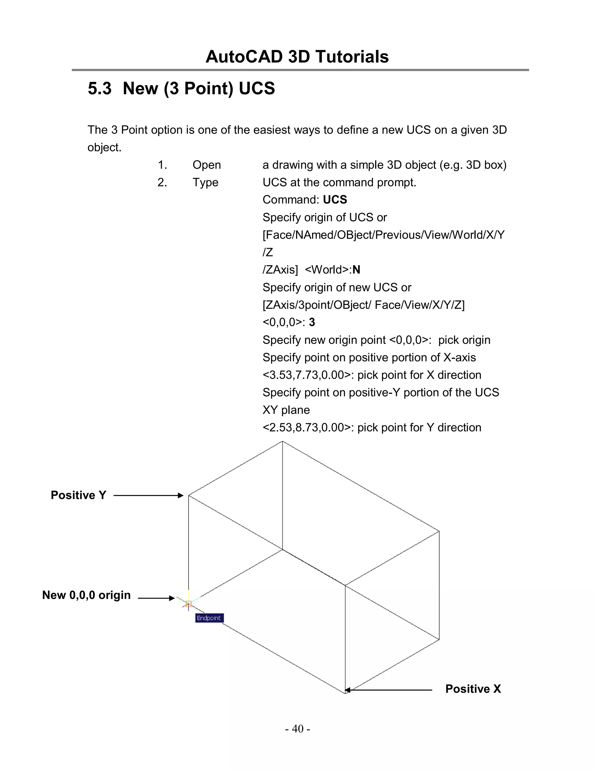 AutoCAD - 3D Notes | PDF