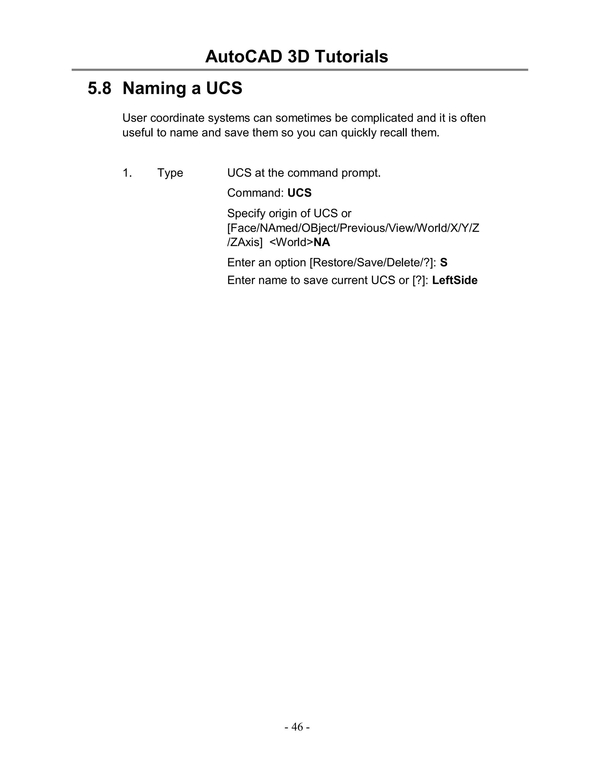 AutoCAD - 3D Notes | PDF