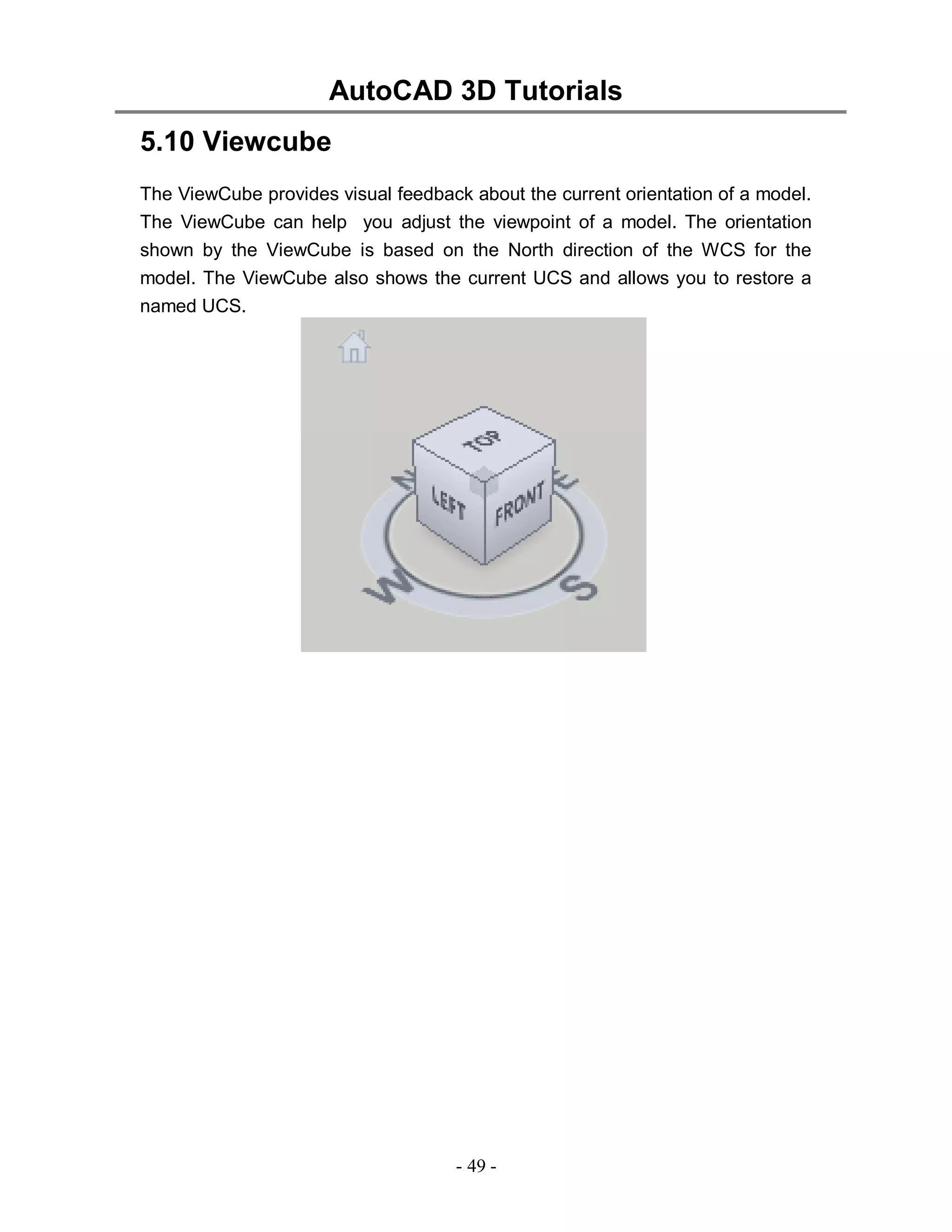 AutoCAD - 3D Notes | PDF