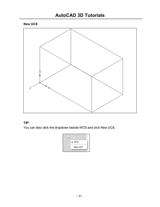 AutoCAD - 3D Notes | PDF