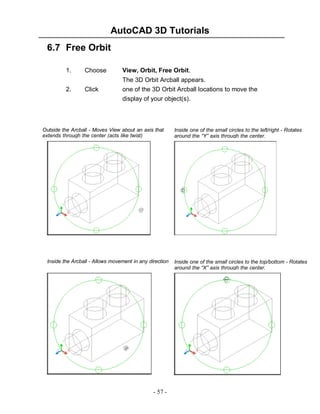 AutoCAD - 3D Notes | PDF