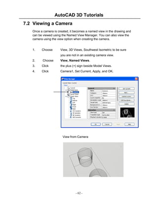 AutoCAD - 3D Notes | PDF