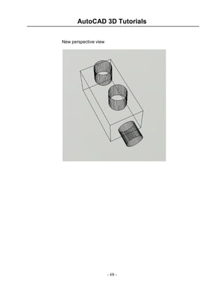 AutoCAD - 3D Notes | PDF