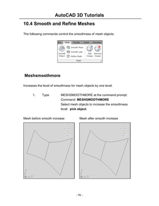 AutoCAD - 3D Notes | PDF