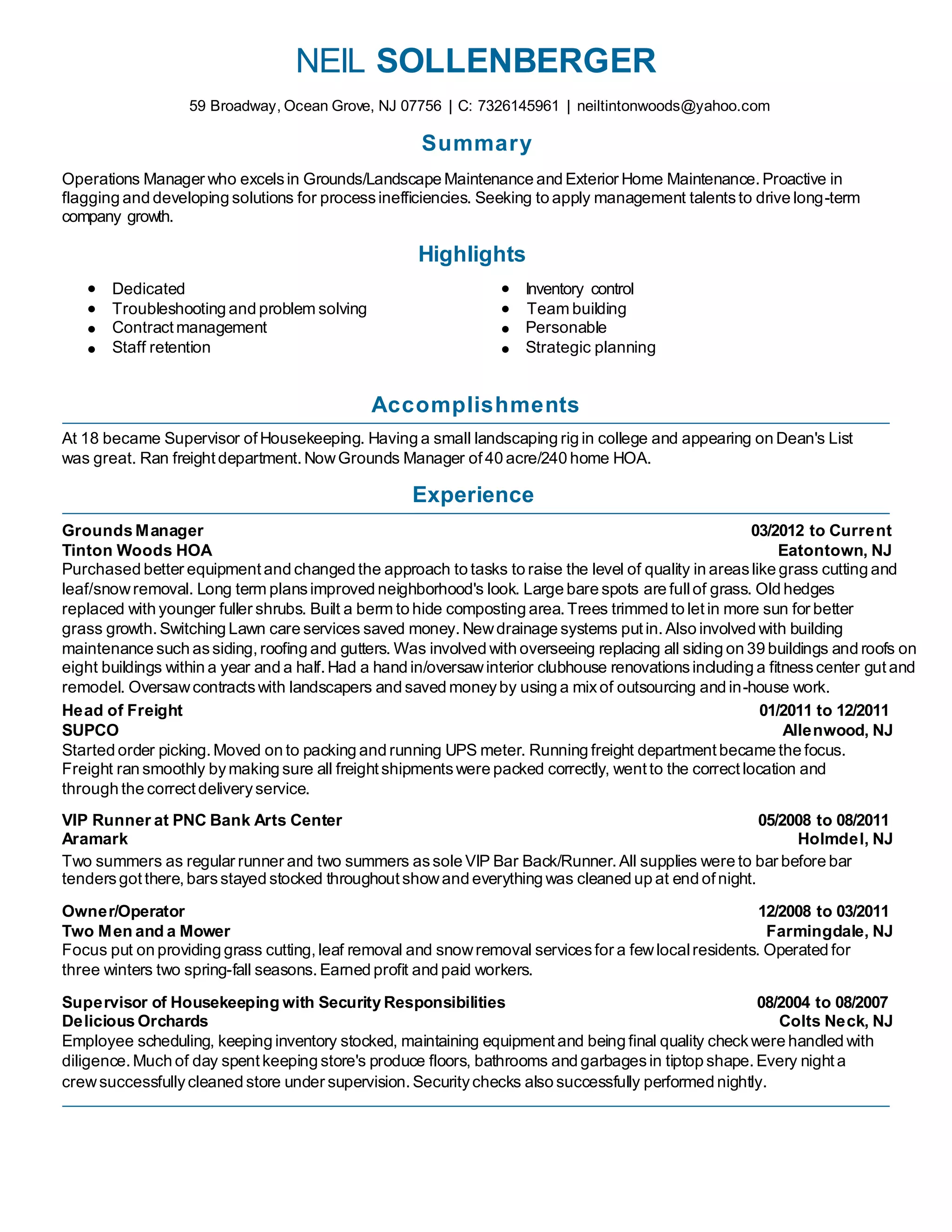 Neil Sollenberger Resume 1 | DOCX