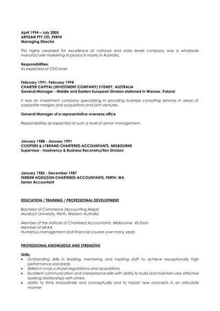 Resume Derek Kozlowski - Linked In | DOC