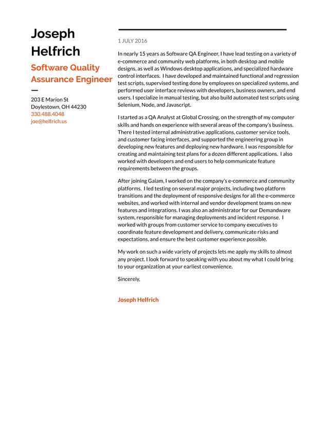 LinkedIn Cover Letter | PDF | Free Download