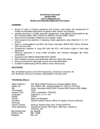 Sunil Kumar Sarvepalli | PDF