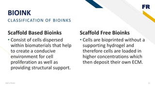 3D Bioprinting | PPTX | 3-D Graphics | Computer Software and Applications