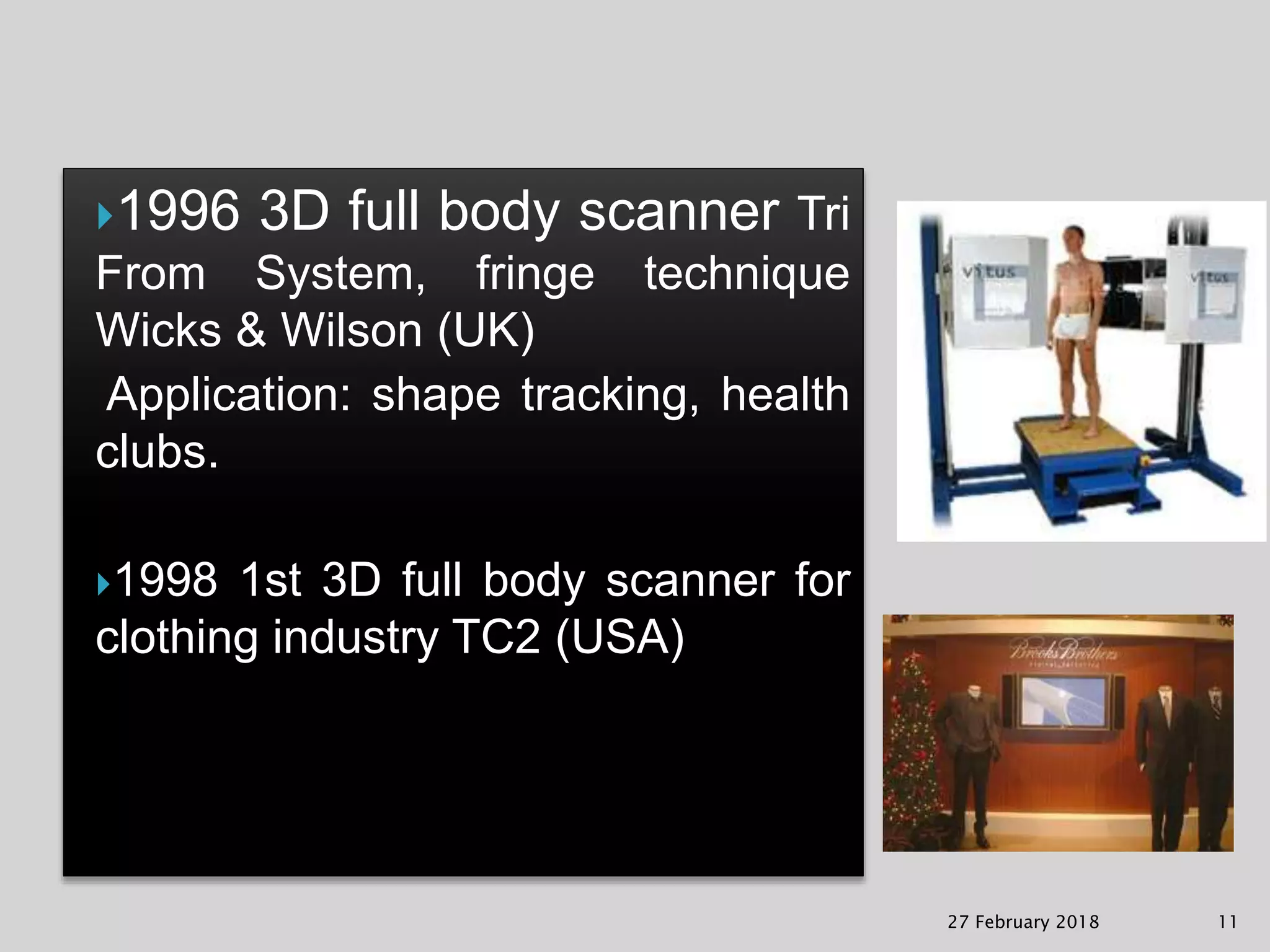 3 d body scanning | PPTX