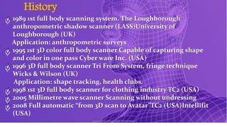 3D body scanner | PPTX