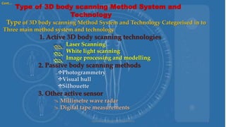 3D body scanner | PPTX
