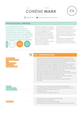 CORÉNE MARX_CV_Layout_DRAFT_V1_FONTS | PDF