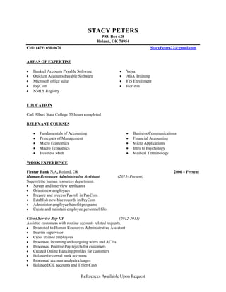 Stacy Peters - resume | PDF