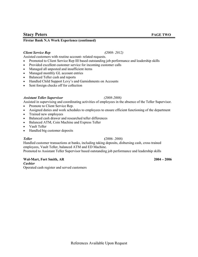 Stacy Peters - resume | PDF
