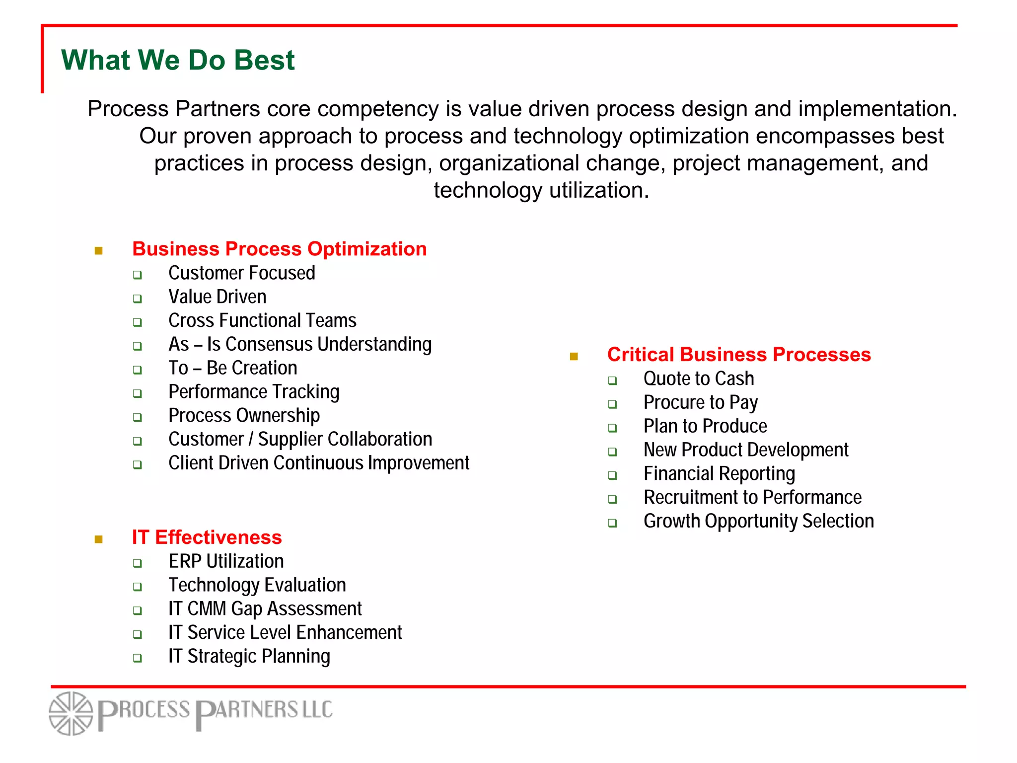 Enhance Process Effectiveness | PDF | Business Administration | Business