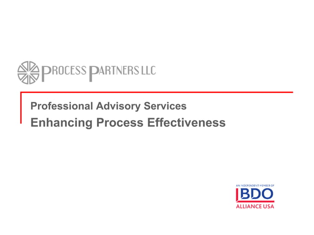 Enhance Process Effectiveness | PDF | Business Administration | Business