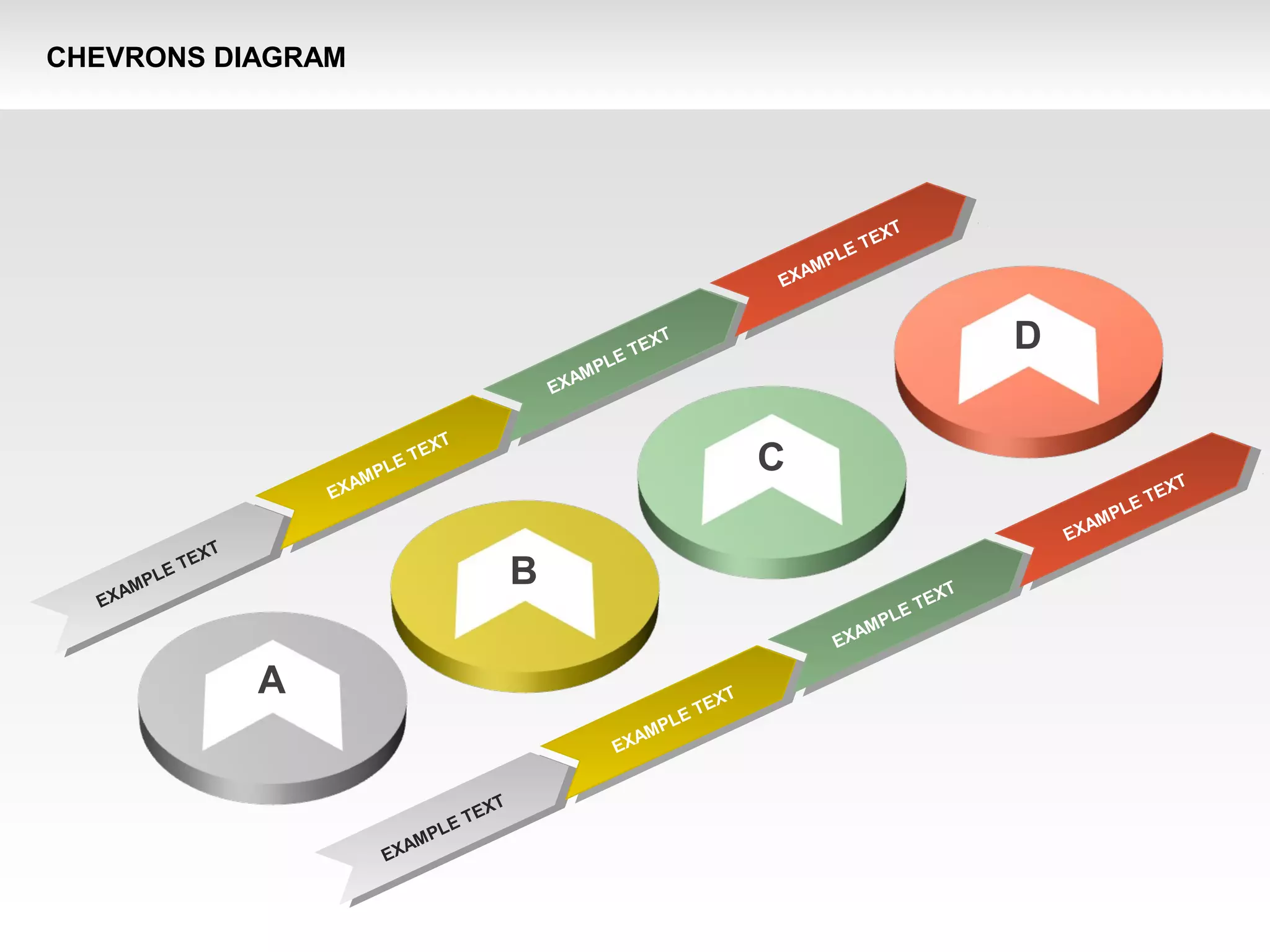 3D Chevron Diagram | PPT