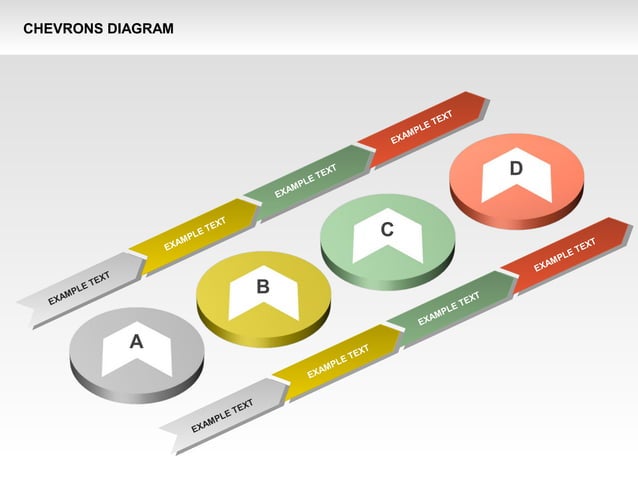 3D Chevron Diagram | PPT