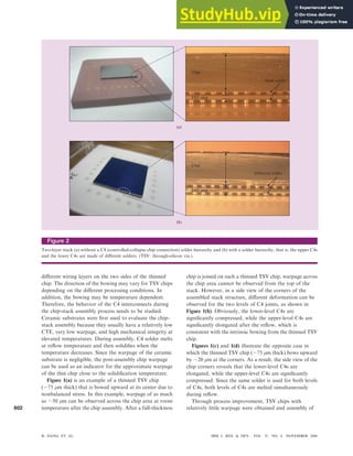 3D Chip Stacking With C4 Technology | PDF