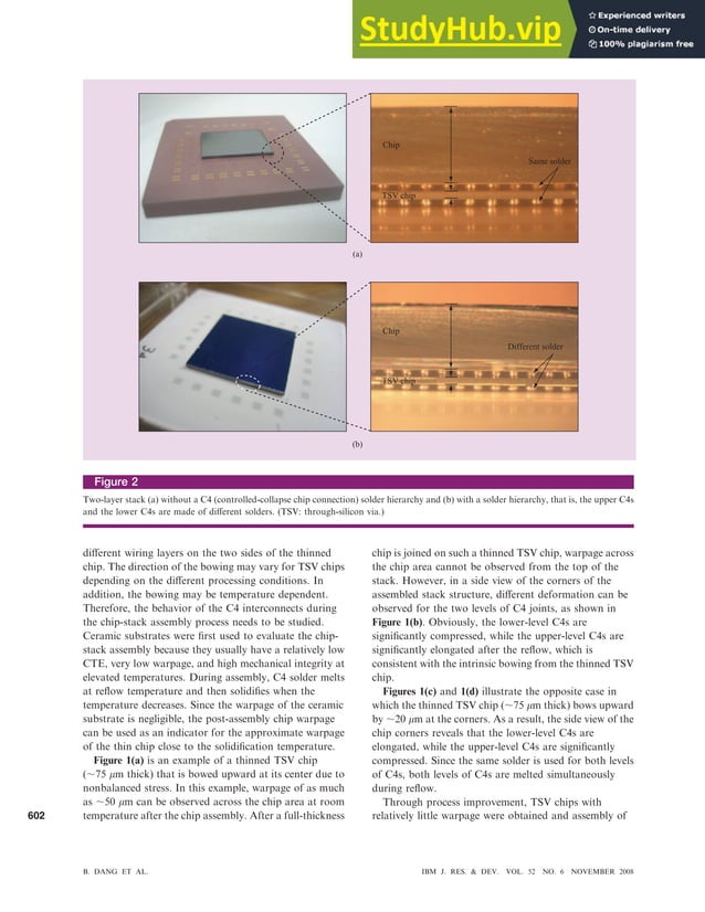 3D Chip Stacking With C4 Technology | PDF