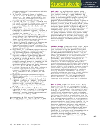 3D Chip Stacking With C4 Technology | PDF