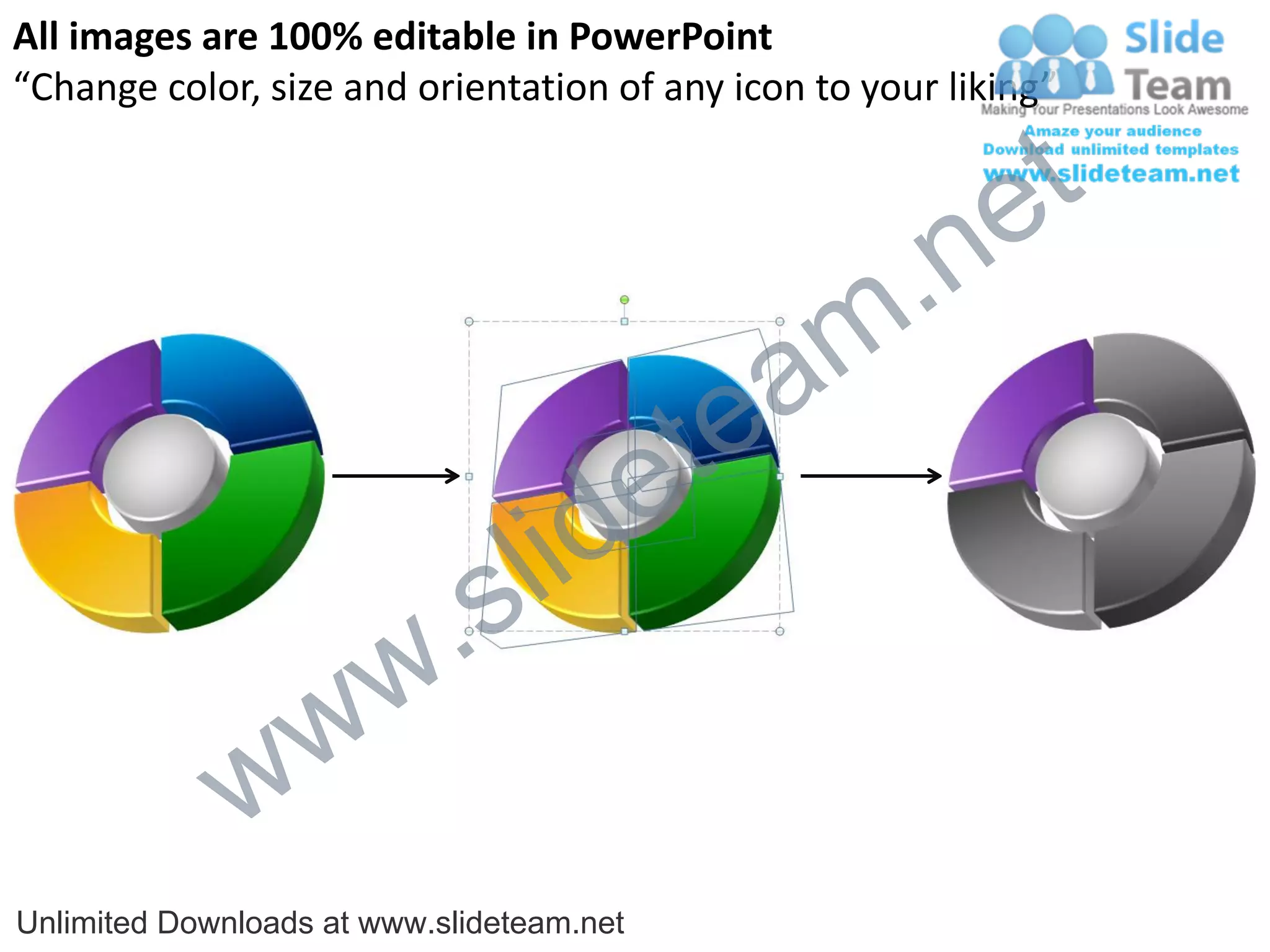 3d circular process powerpoint slides presentation templates | PPT