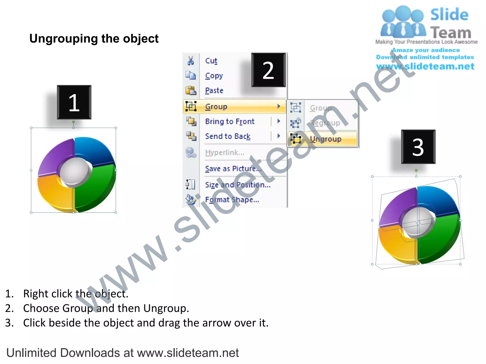 3d circular process powerpoint slides presentation templates | PPT