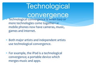 3 d class pres technological convergence media group 1 | PPT