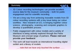 3D Colour Scanning | PPT