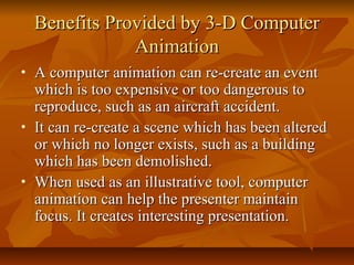 3 d computer animation | PPT