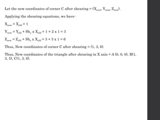 3D computer Graphic PPT.pptx in computer graphics | PPTX