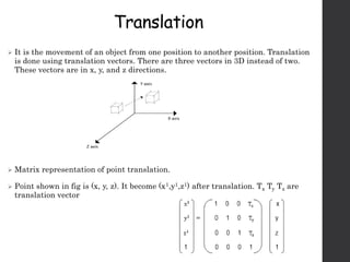 3D computer Graphic PPT.pptx in computer graphics | PPTX