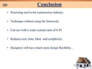 3 d concrete printing | PPTX