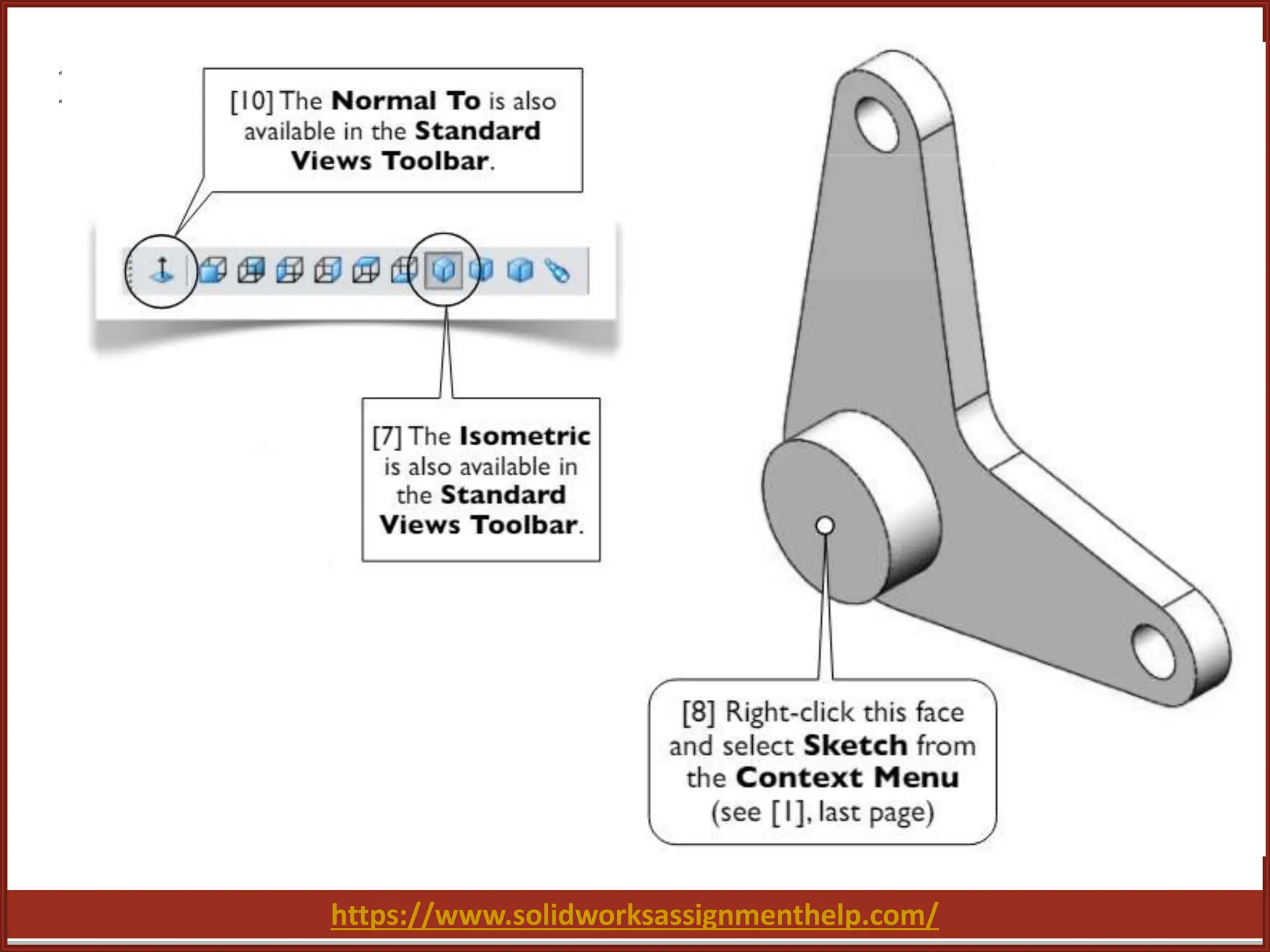 Designing 3D Crank Model in Solidworks for engineering projects | PPTX