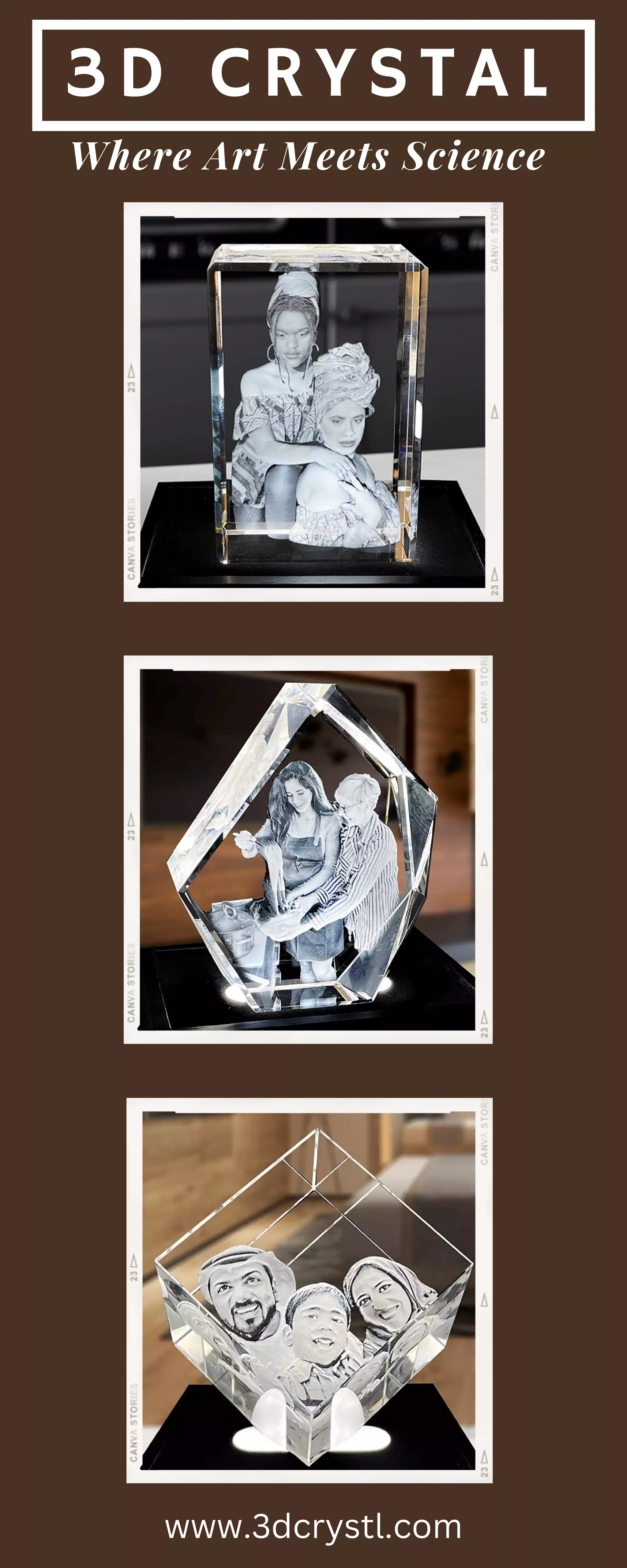 Personalized Glass Pictures 3D Crystal Gift for any Occasion | PDF