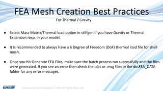 3DCS FEA Compliant Modeler - Finite Element Analysis and Tolerance ...