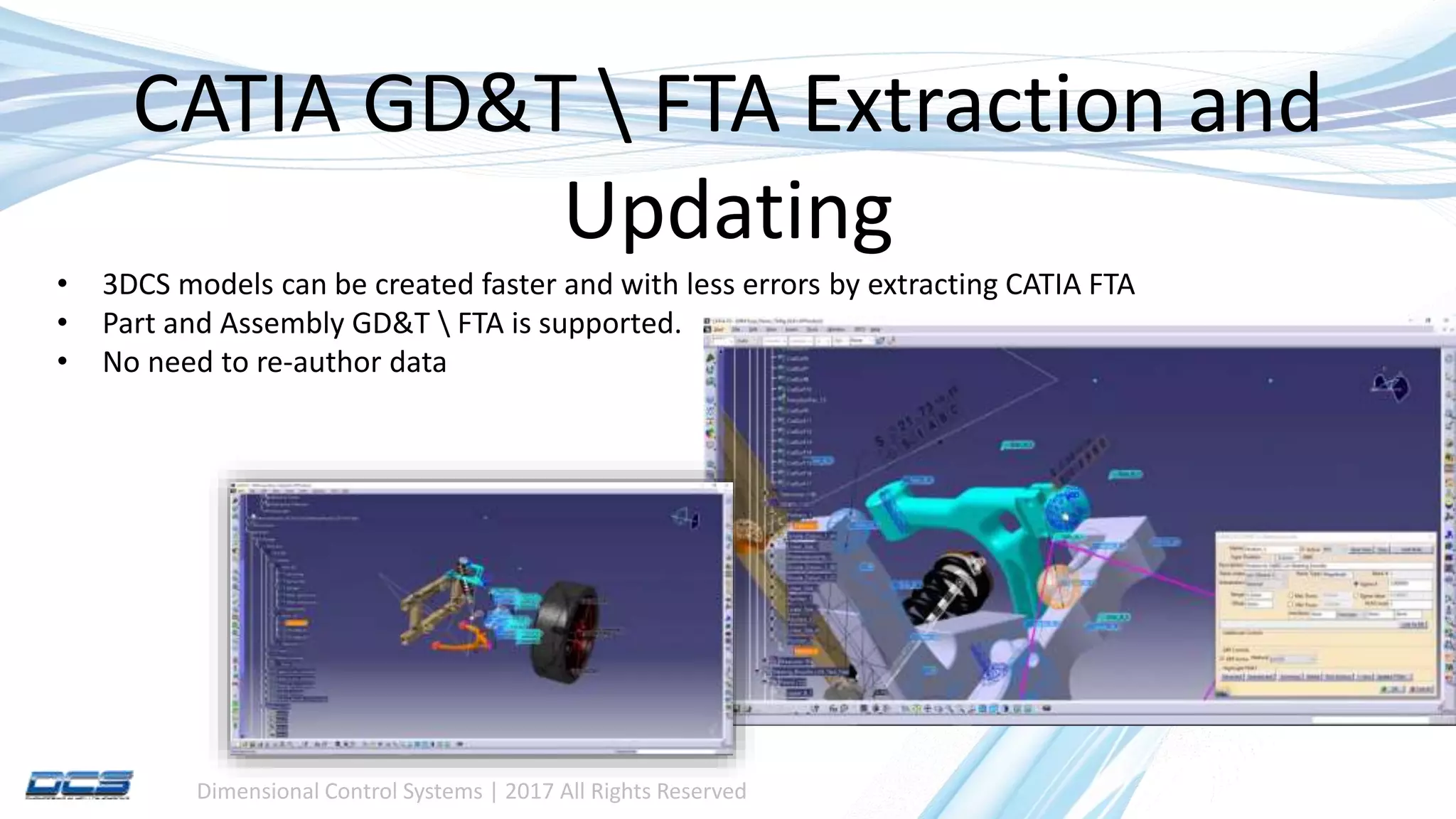 CATIA Integrated Tolerance Analysis - 3DCS for CATIA V5 | PPTX
