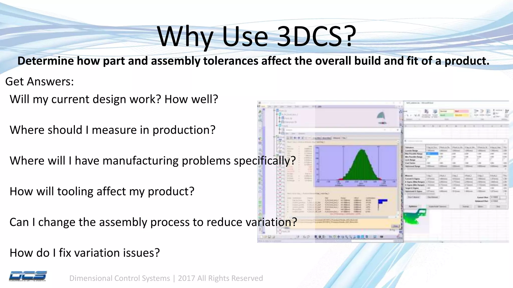CATIA Integrated Tolerance Analysis - 3DCS for CATIA V5 | PPTX