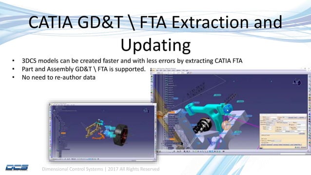 CATIA Integrated Tolerance Analysis - 3DCS for CATIA V5 | PPTX