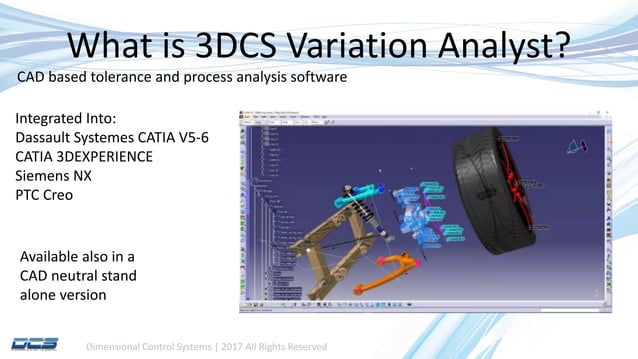 CATIA Integrated Tolerance Analysis - 3DCS for CATIA V5 | PPT