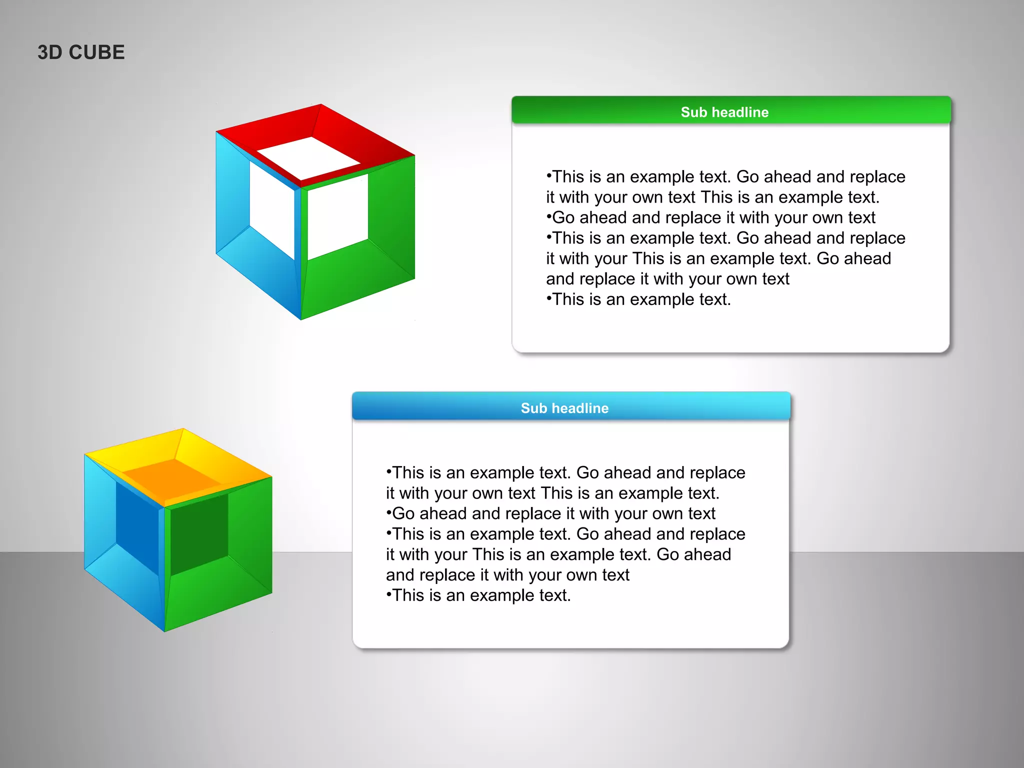 3D Cubes for PowerPoint | PPT