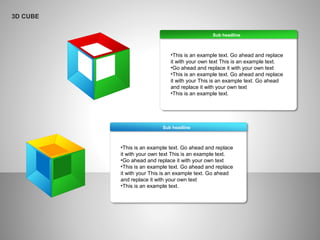 3D Cubes for PowerPoint | PPT
