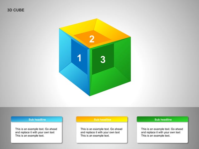 3D Cubes for PowerPoint | PPT