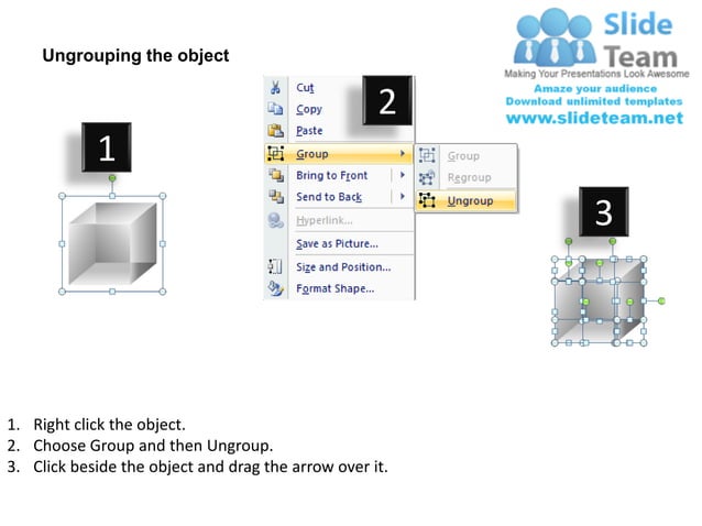 3d cubes 2x2x2 powerpoint presentation slides db ppt templates | PDF ...