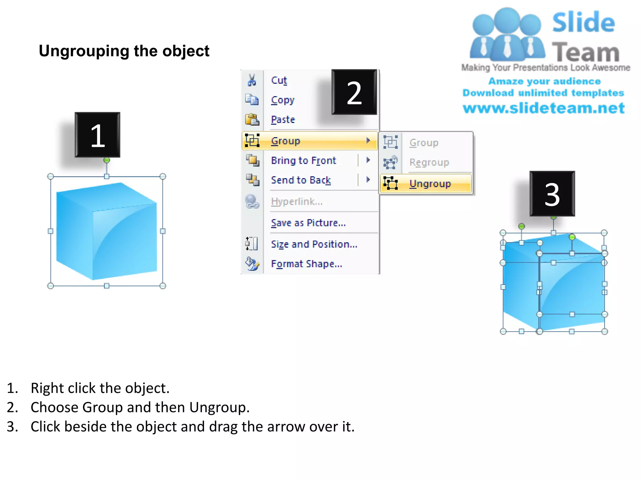 3d cubes 3x3x3 powerpoint presentation slides ppt templates | PDF