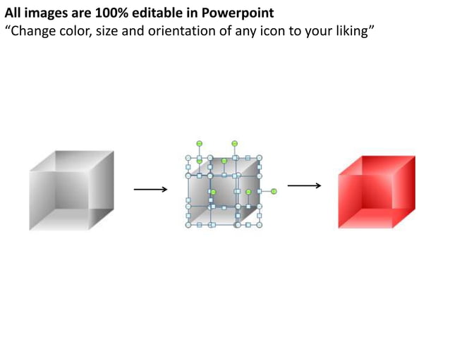 3d cubes process planning 2x2x2 powerpoint presentation templates | PPT