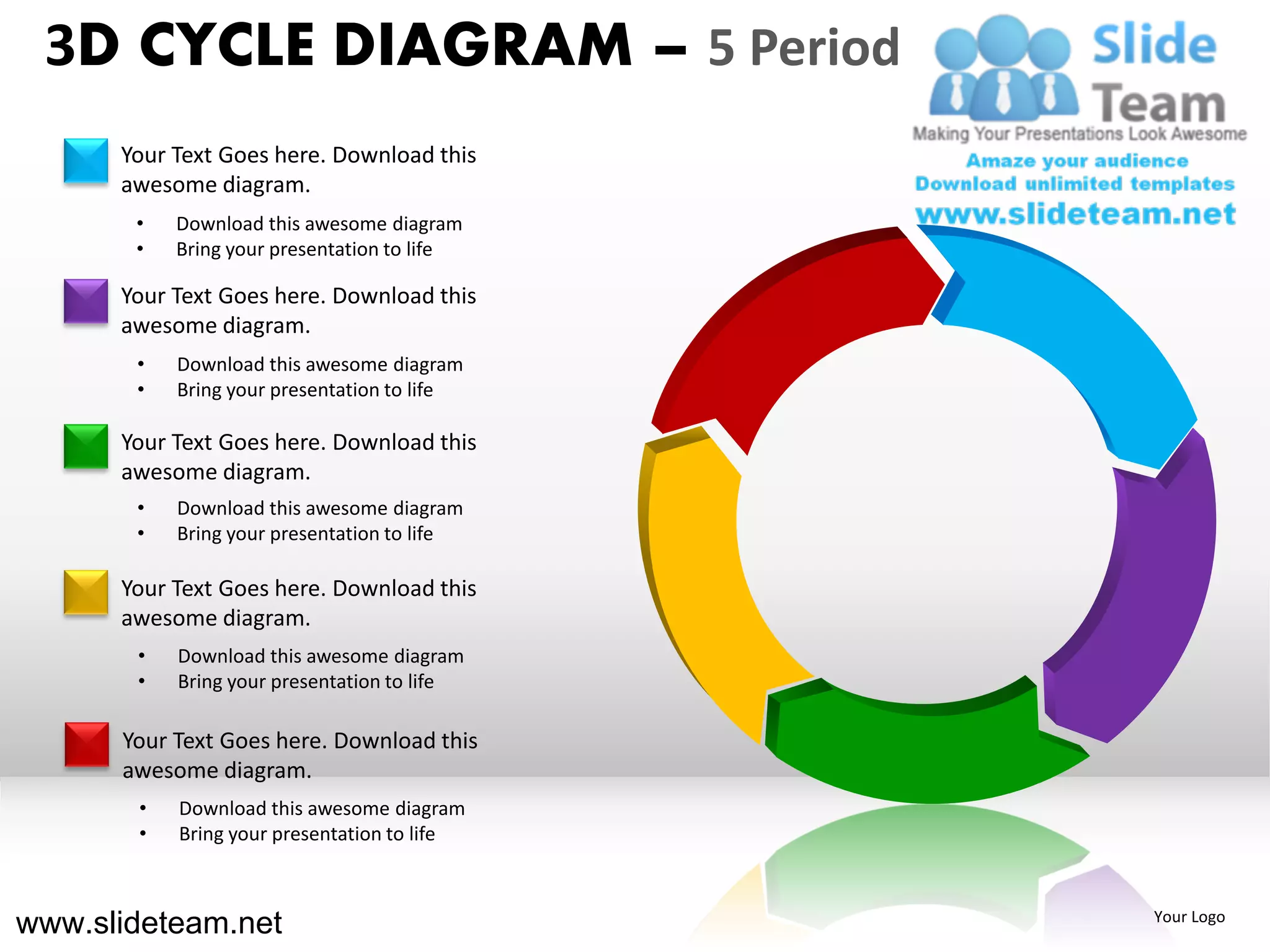 3d cycle diagram powerpoint ppt templates. | PDF | Graphics Software ...