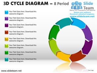3d cycle diagram powerpoint ppt templates. | PDF